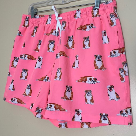 chubbies | Swim | Chubbies Pink Bulldog The Dog Paddles Shorts Swim ...